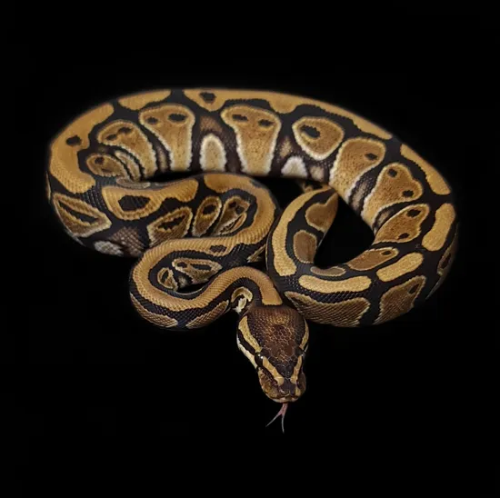 Harlequin Specter Ball Python by Oodles A' Noodles